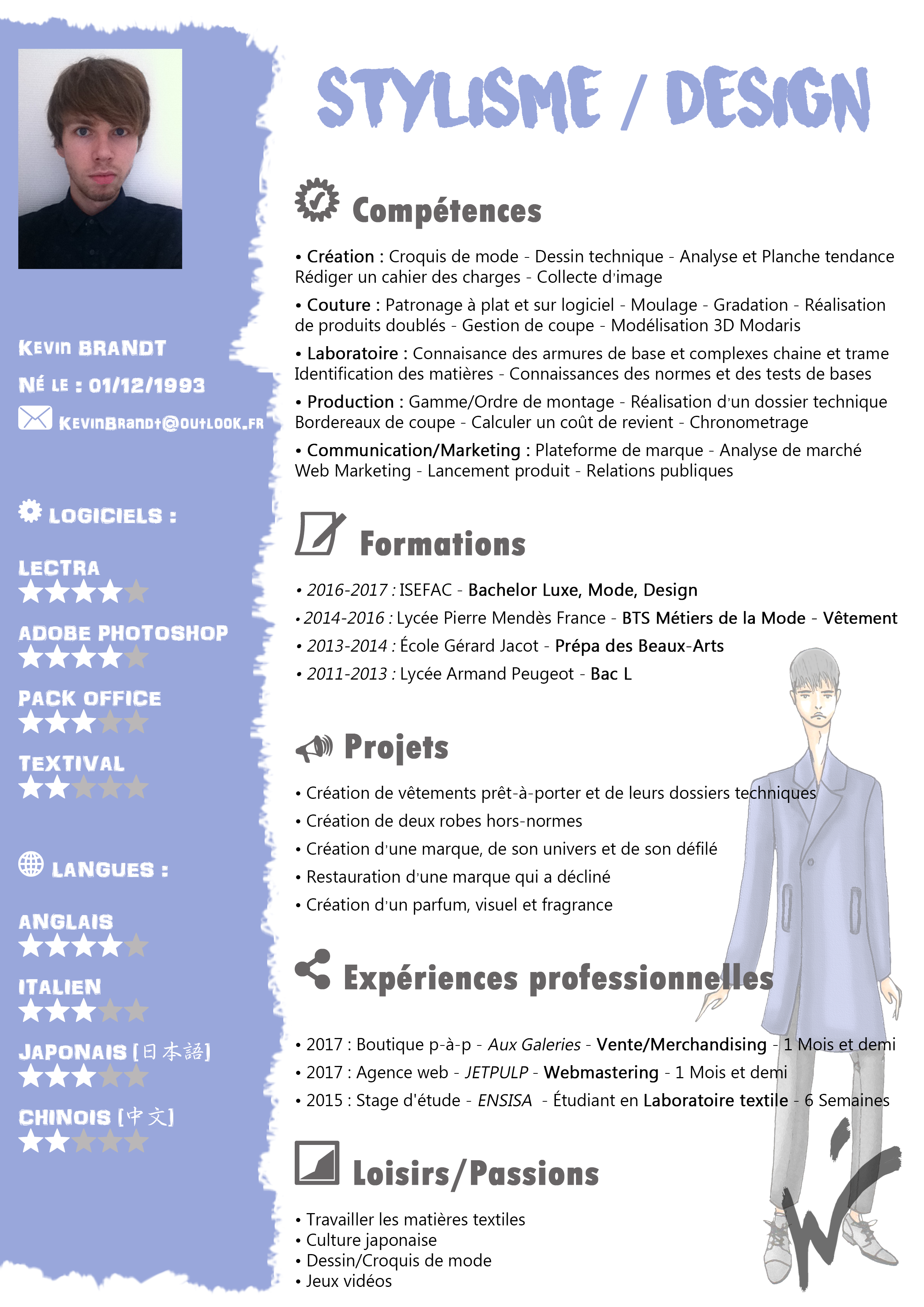 Kevin Brandt - Styliste - Modélisme - Design